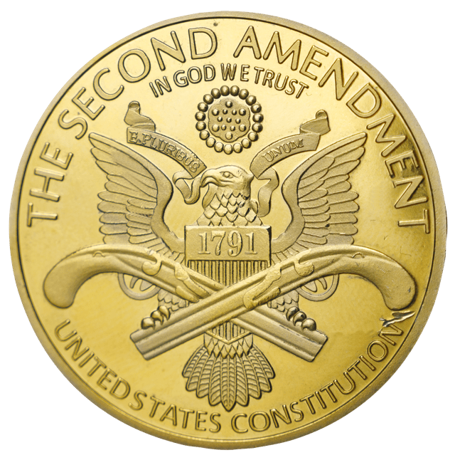 2nd Amendment Gold Challenge Coin