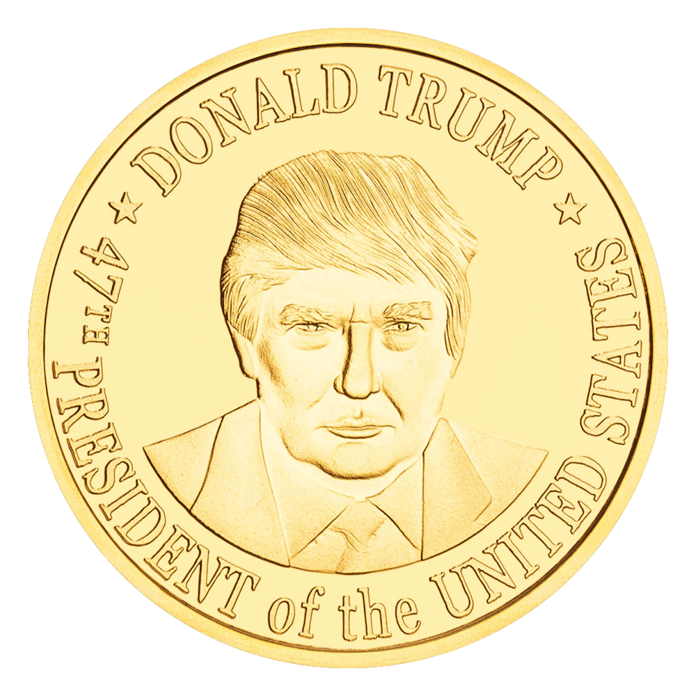 Trump 47th President Gold Coin
